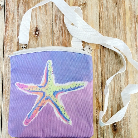 Bags | Starfish Canvas Crossbody Purse | Poshmark